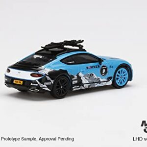 Mini GT 1:64 Bentley Continental GT (Blue) 2020 GP Ice Race #247