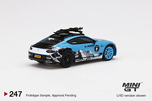 Mini GT 1:64 Bentley Continental GT (Blue) 2020 GP Ice Race #247