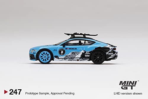 Mini GT 1:64 Bentley Continental GT (Blue) 2020 GP Ice Race #247