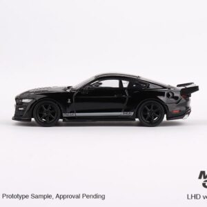 True Scale Miniatures Model Car Compatible with Shelby GT500 Dragon Snake Concept Black 1/64 Diecast Model Car MGT00575