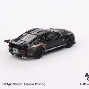 True Scale Miniatures Model Car Compatible with Shelby GT500 Dragon Snake Concept Black 1/64 Diecast Model Car MGT00575