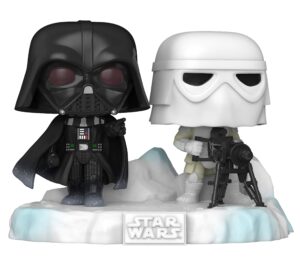 pop funko deluxe star wars: battle at echo base series - darth vader and snowtrooper, amazon exclusive, figure 6 of 6