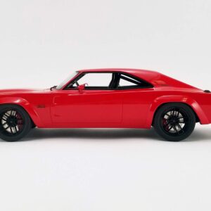 1968 Dodge Super Charger Concept Red with Black Tail Stripe USA Exclusive Series 1/18 Model Car by GT Spirit for Acme US036