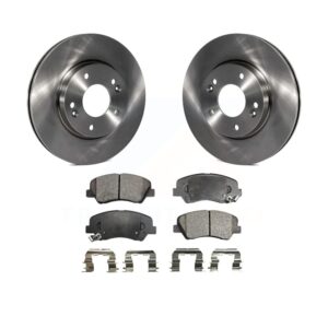 transit auto - front disc brake rotors and ceramic pads kit for hyundai elantra kia forte veloster gt forte5 coupe koup k8t-100621