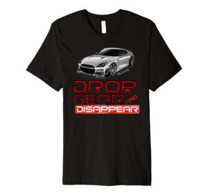 "drop a gear and disappear" exclusive melo&co. t-shirt