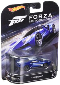 hot wheels retro entertainment forza motorsport '17 ford gt (blue)