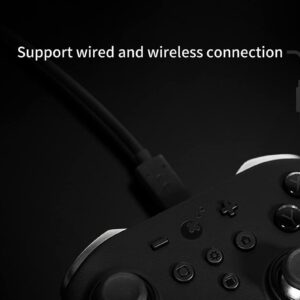 GuliKit Kingkong 2 Pro Hall Effect Wireless Bluetooth Controller for NS Switch, Windows PC,MacOS,Android And iOS,Adaptation for PC Switch Emulator,Gamepad with Joysticks,Auto Pilot Gaming Button(Black)