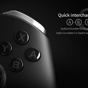 GuliKit Kingkong 2 Pro Hall Effect Wireless Bluetooth Controller for NS Switch, Windows PC,MacOS,Android And iOS,Adaptation for PC Switch Emulator,Gamepad with Joysticks,Auto Pilot Gaming Button(Black)