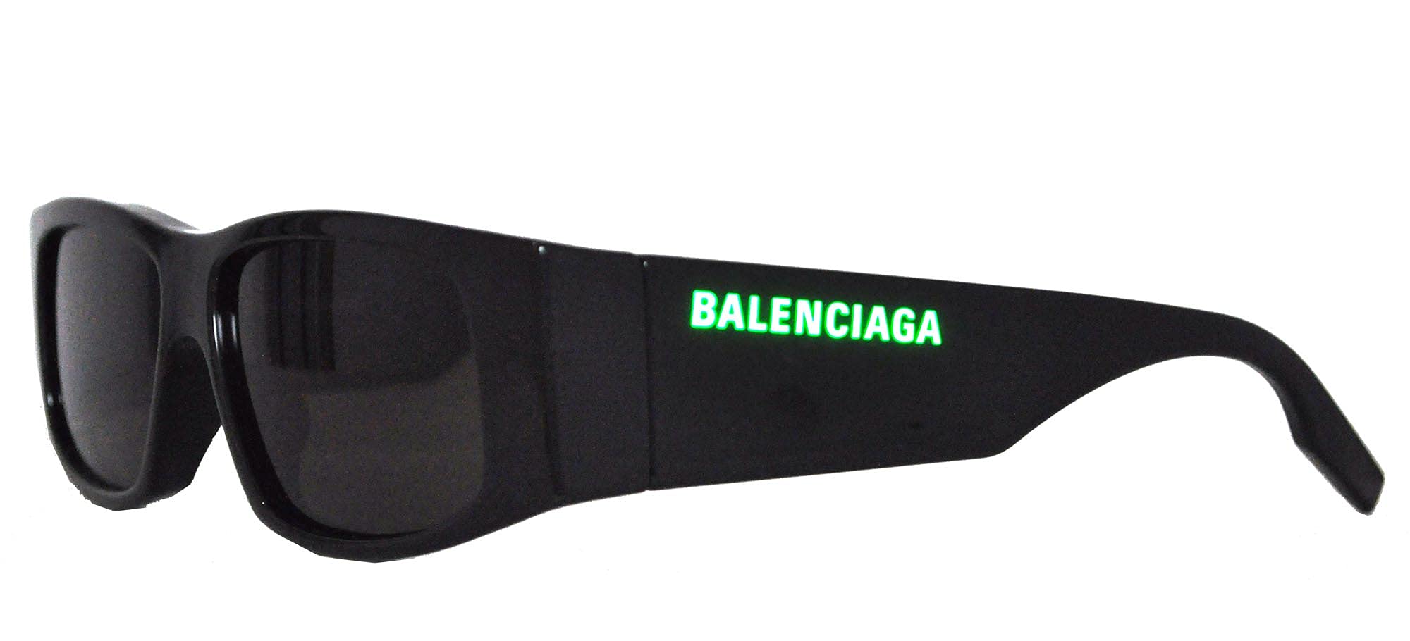 Balenciaga BB 0100S LED FRAME LIMITED EDITION Black/Grey 56/15/150 unisex Sunglasses