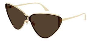 balenciaga bb0191s gold/brown 99/1/145 women sunglasses