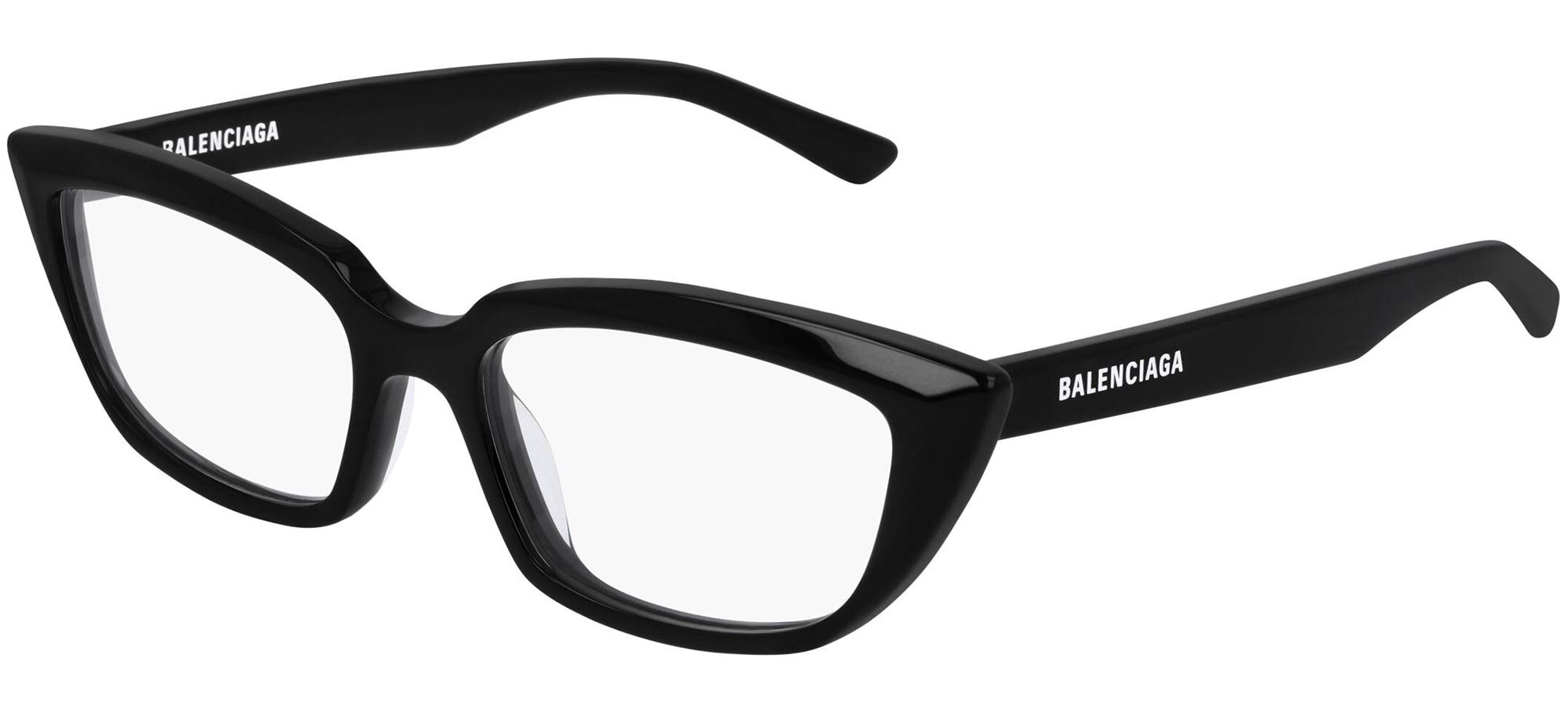 Balenciaga BB0063O 001 Eyeglasses Women's Black Full Rim Optical Frame 52mm