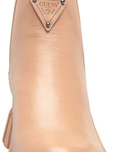 GUESS Women's HESTIA Combat Boot, Nude, 7.5