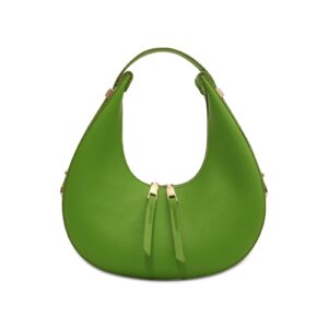 ergocar 2022 new women's tote handbags, crescent bags for women fashion women underarm bag top-handle bag, green