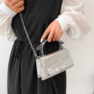 Crossbody Bags Silver Bag Y2K Evening Bags Tote Bag for Women Handbags for Women Hobo Bags Shoulder Bags Satchels 2024