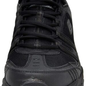 Skechers Men's After Burn Memory Fit - Strike Off Lace-Up Sneaker, Black/Black 13 XW US