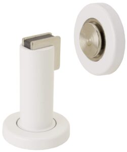 fpl modern door stop/holder and magnetic catch - white