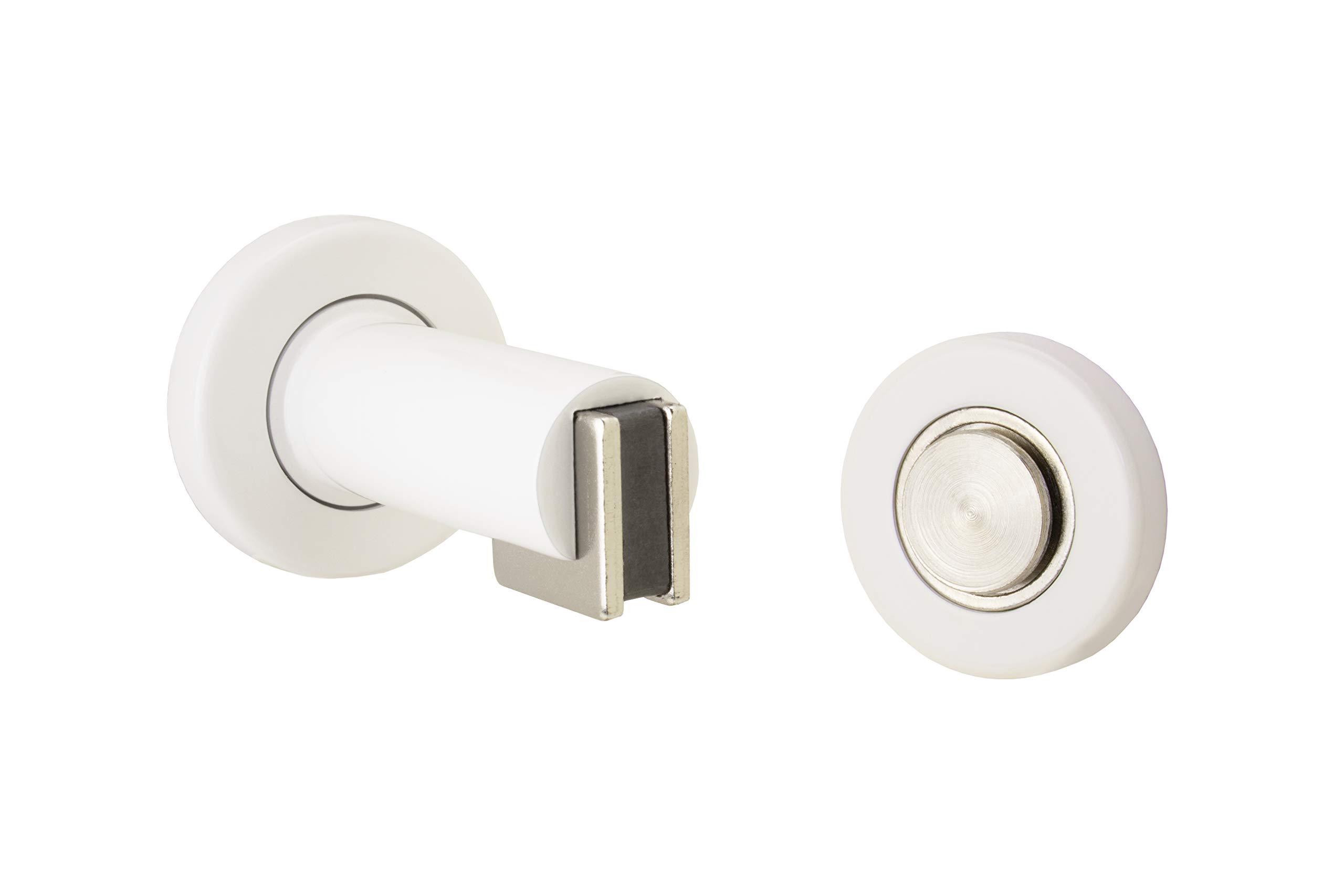 FPL Modern Door Stop/Holder and Magnetic Catch - White