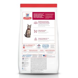 Hill's Science Diet Adult 1-6, Adult 1-6 Premium Nutrition, Dry Cat Food, Chicken Recipe, 4 lb Bag