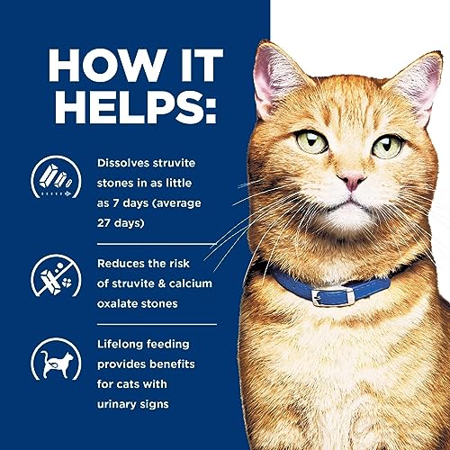 Hill's Prescription Diet c/d Multicare Urinary Care with Chicken Dry Cat Food, Veterinary Diet, 4 lb. Bag