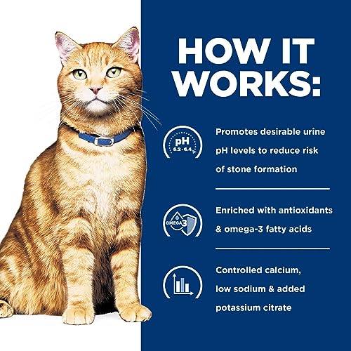 Hill's Prescription Diet c/d Multicare Urinary Care with Chicken Dry Cat Food, Veterinary Diet, 4 lb. Bag