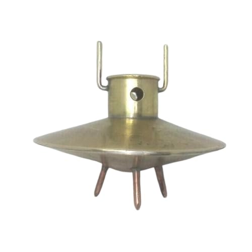 Trench Art Style German UFO Model Flying Saucer Table Figurine. Steampunk Handmade art. Gift.