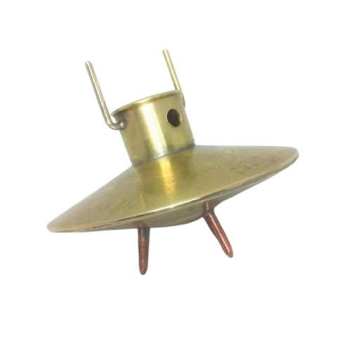 Trench Art Style German UFO Model Flying Saucer Table Figurine. Steampunk Handmade art. Gift.