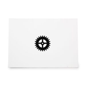 small tooth gear steampunk, quality rubber stamp, ideal for crafts scrapbooking invitations cards and tags ccsta-23540