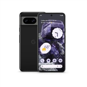 google pixel 8 - unlocked android smartphone with advanced pixel camera, 24-hour battery, and powerful security - obsidian - 128 gb