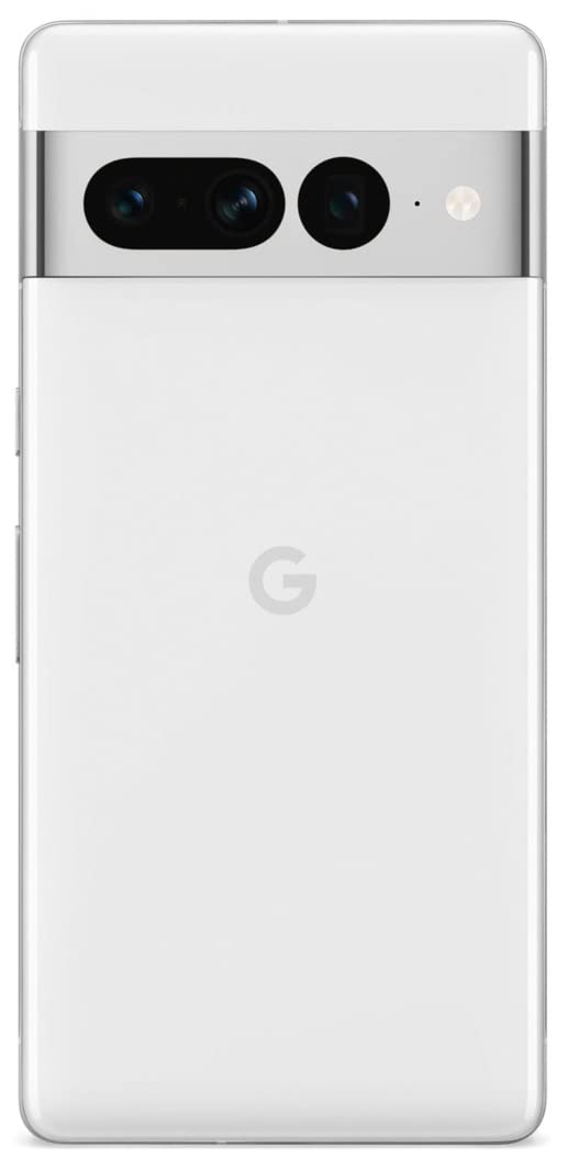 Google Pixel 7 Pro 5G 128GB 12GB RAM 24-Hour Battery Factory Unlocked for GSM Carriers Global Version - Snow (Renewed)