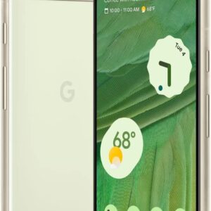 Google Pixel 7 5G 128GB 8GB RAM 24-Hour Battery Factory Unlocked for GSM Carriers Global Version - Lemongrass (Renewed)