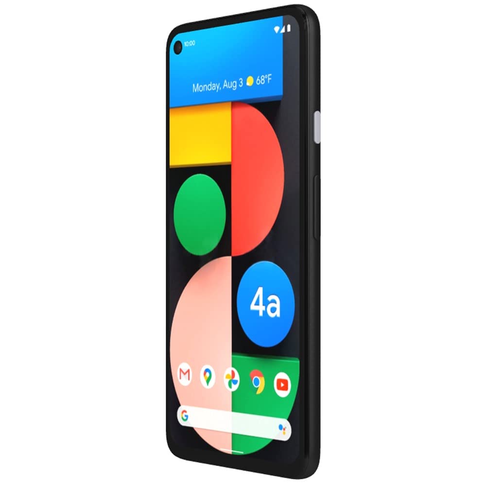 Google Pixel 4a with 5G (128GB, 6GB) 6.2" OLED, Snapdragon 765G, 4K Dual Camera, 4G LTE(Only for AT&T, Cricket) (Just Black) (Renewed)