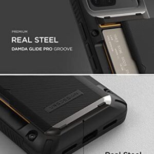 VRS DESIGN Damda Glide Pro Phone Case for Pixel 7, Sturdy Semi Auto Wallet [4 Cards] Case Compatible for Pixel 7 Case (2022)