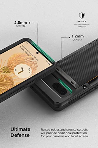 VRS DESIGN Damda Glide Pro Phone Case for Pixel 7, Sturdy Semi Auto Wallet [4 Cards] Case Compatible for Pixel 7 Case (2022)