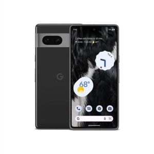 google pixel 7 5g 128gb 8gb ram 24-hour battery factory unlocked for gsm carriers global version - obsidian (renewed)