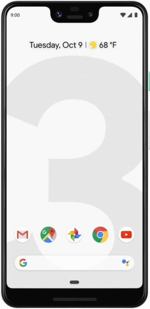 Google Pixel 3 XL Smartphone (G013C) GSM Unlocked + Verizon - 128GB / White (Renewed)