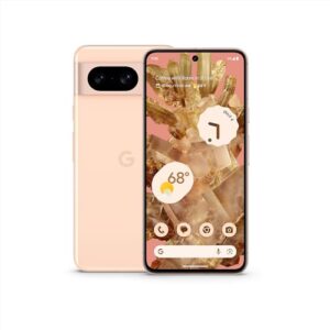 google pixel 8 - unlocked android smartphone with advanced pixel camera, 24-hour battery, and powerful security - rose - 128 gb