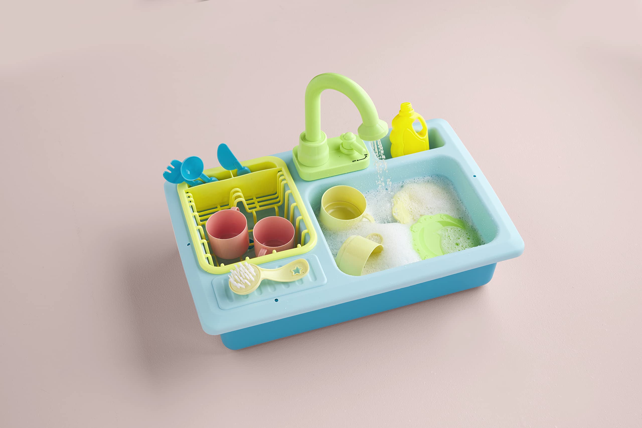 Mud Pie Children's I Wash, You Dry Interactive Sink Set