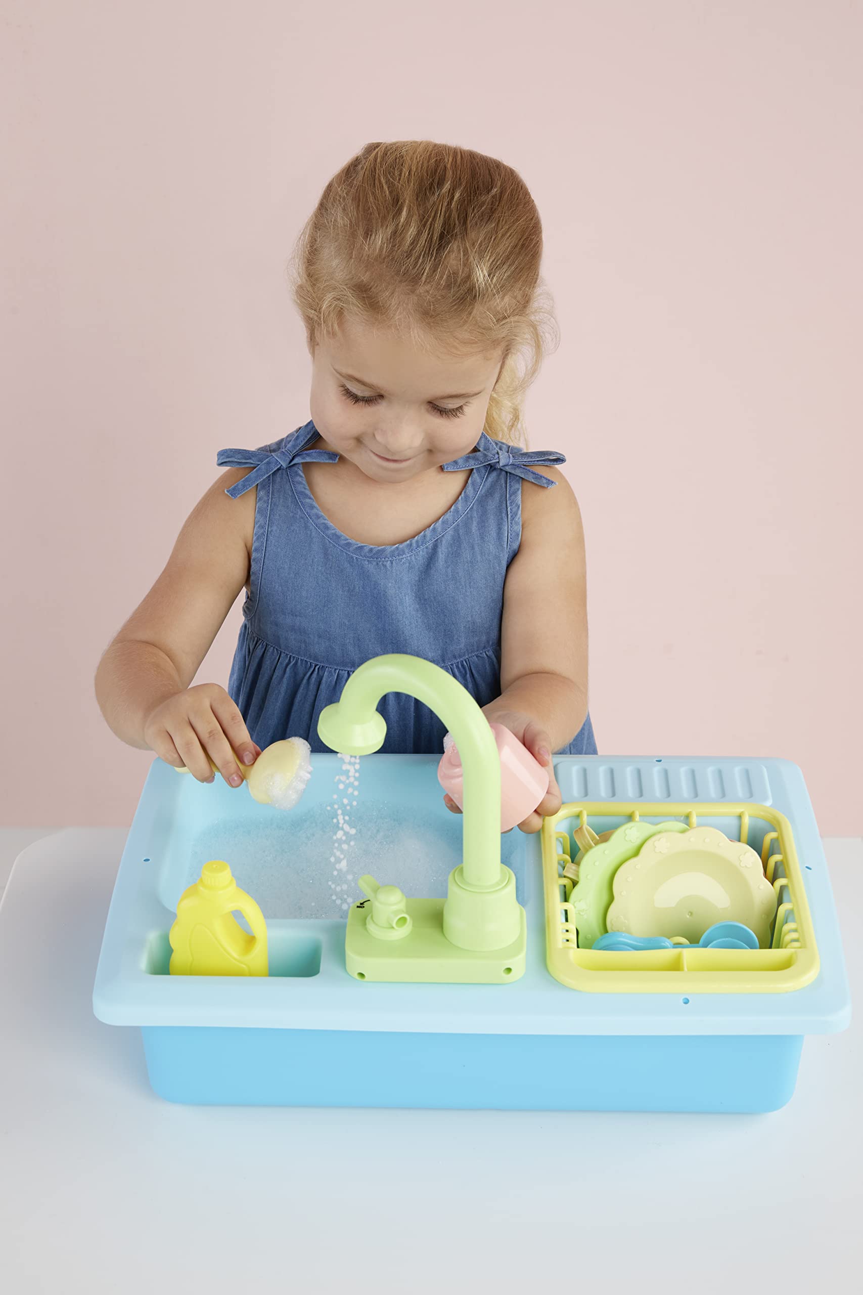 Mud Pie Children's I Wash, You Dry Interactive Sink Set