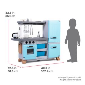 Step2 Cooking Time Kitchen Playset for Kids, Indoor/Outdoor Pretend Play Kitchen, Toddlers 2+ Years Old, Lights and Sounds, Interactive Toy, Easy Assembly