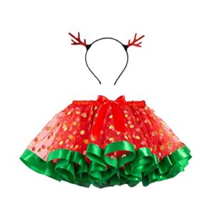 iamagoodlady christmas decorations,kids girls christmas party dance ballet toddler costume skirt+deer hairband santa claus gift xmas ornaments for party supplies prime deals of the day today only