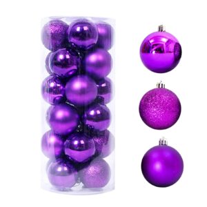 Christmas Ball Ornaments Set Christmas Tree DecorationsShatterproof Large Candy Gold Plastic Holiday Xmas Hanging Ornament for Christmas Tree Outdoor Indoor Gifts Deals