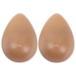 vollence one pair b+ cup teardrop silicone breast forms mastectomy bra enhancer inserts concave bra pads