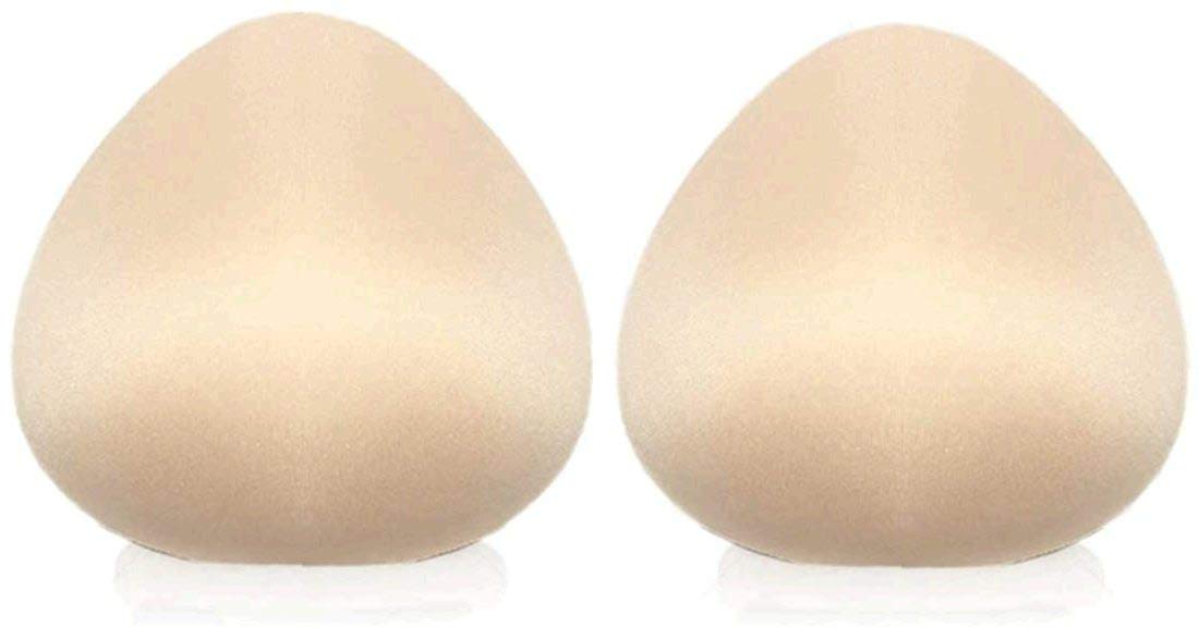 Ninery Ave 1 Pair Cotton Breast Forms Light Ventilation Sponge Boobs for Women Mastectomy Breast Cancer Support