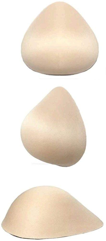 Ninery Ave 1 Pair Cotton Breast Forms Light Ventilation Sponge Boobs for Women Mastectomy Breast Cancer Support