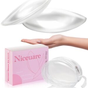 Niceuare Bra Inserts Push Up Premium Silicone Breast Enhancers Comfort & Natural Enhancement Bra Pads Waterproof Breast Lift Large Add 2+ Cup