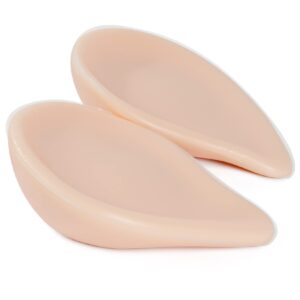 Vollence One Pair A- Cup irregular Silicone Breast Forms Women Mastectomy Prosthesis Concave Bra Pad