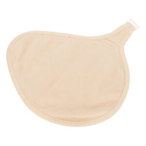 silicone breast forms protective cover, sweat absorbing refined edge stitching hook design elastic women mastectomy prosthesis cover bag cotton for fake boobs