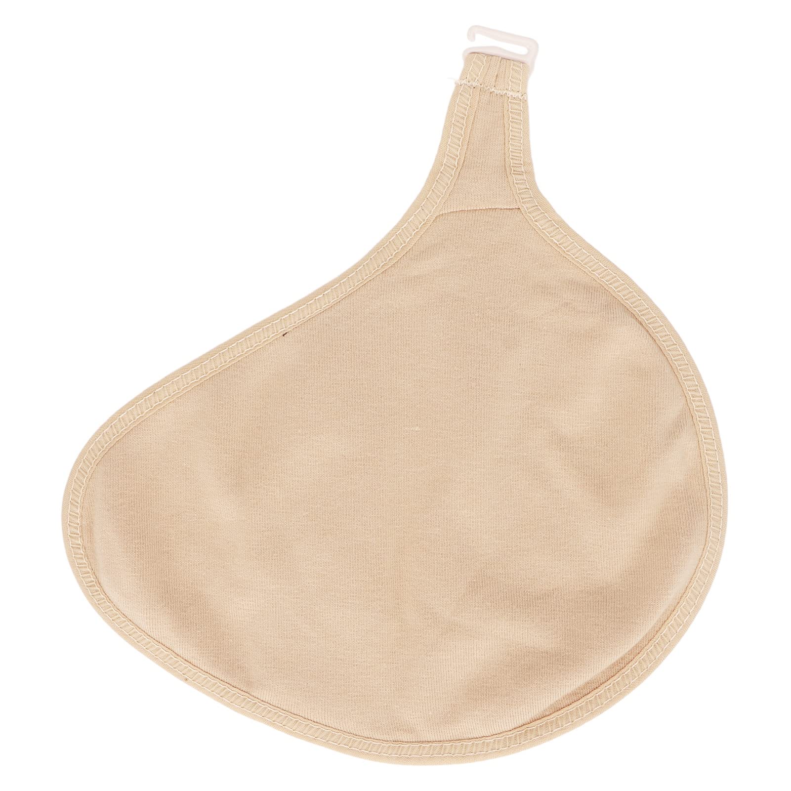 Silicone Breast Forms Protective Cover, Sweat Absorbing Refined Edge Stitching Hook Design Elastic Women Mastectomy Prosthesis Cover Bag Cotton for Fake Boobs