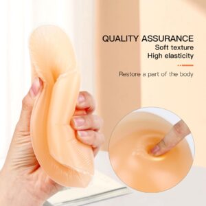 Polreta One Piece Silicone Breast Forms Mastectomy Prosthesis Bra Enhancer Inserts Concave Bra Pads