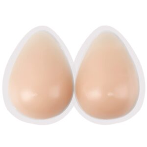 windsleeping 1 pair a cup self adhesive teardrop concave silicone breast forms mastectomy prosthesis bra enhancers